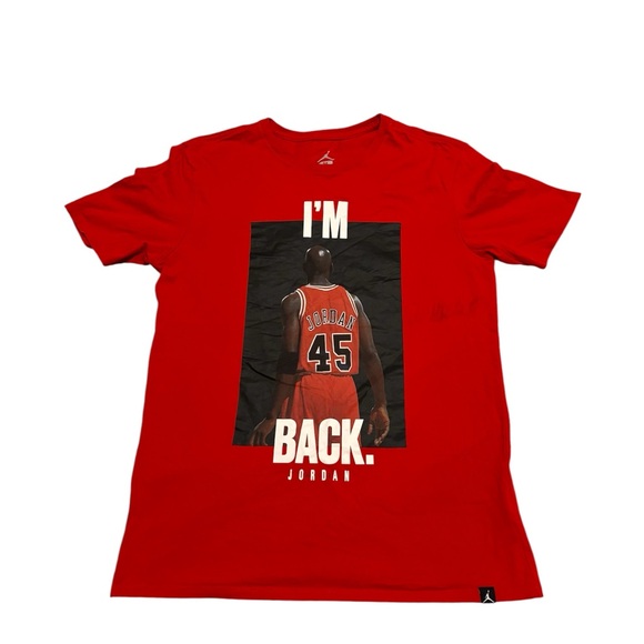 Jordan | Shirts | Michael Jordan Im Back Jumpman 45 Jordan Air Jordan ...